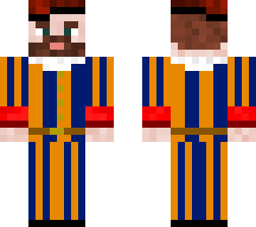 Swiss Papal Guard (FIXED) | Minecraft Skin