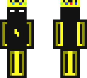 Yellow sigma man | Minecraft Skin