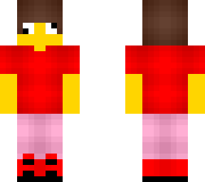 Noob Boy - Red n Pink | Minecraft Skin