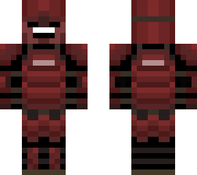 samurai red | Minecraft Skins