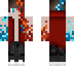 fire and ice | Minecraft Skins