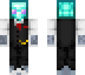 Totem of Undying Diamond Suit Cartoony | Minecraft Skin