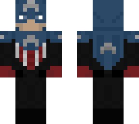 Captain America (James 'Bucky' Barnes) | Thunderbolts* | Minecraft Skin