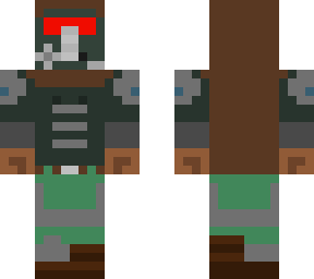 Crimson Hunter - Triangle vs Monkey | Minecraft Skin