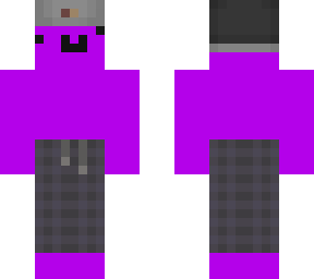 purple derp russian (w/o face on bottom) | Minecraft Skin