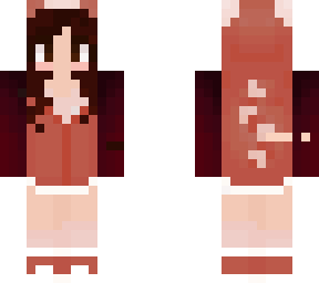red panda skin brown hair | Minecraft Skin