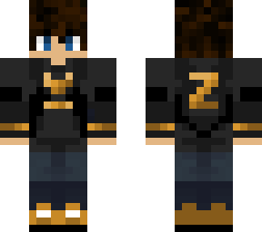 Zentori Black Gold (Arme 4px) | Minecraft Skin