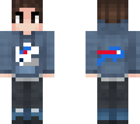 Boy with Bills Hoodie | Minecraft Skin