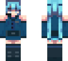 Hatsune Miku - GCorp | Minecraft Skin