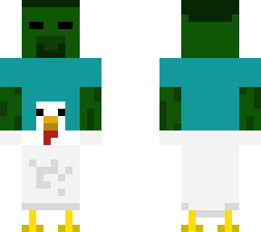 CHICKEN JOCKEY (simplified) | Minecraft Skin