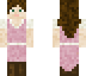 Cool Pink Dress Girl | Minecraft Skin