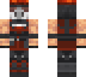 NetherDiver Crimson Forest Camo | Minecraft Skin