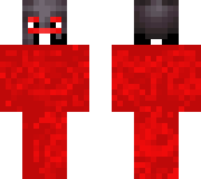 red netherite man | Minecraft Skin