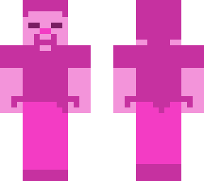 Violet Blank Steve | Minecraft Skin