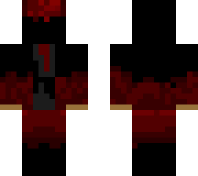 Red Emo(ish) guy with suit. | Minecraft Skin