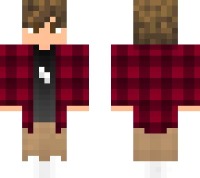 red flannel | Minecraft Skins