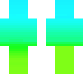 Teal-Green Gradient | Minecraft Skin