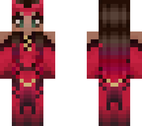Marvel Rivals Scarlet Witch Emporium Matron Skin | Minecraft Skin