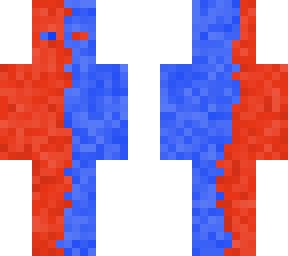 Blue-Red Creature | Minecraft Skin