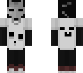 dark clown in cool t-shirt fixed | Minecraft Skin