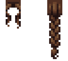 Very Long Braid HB Brown | Minecraft Skin