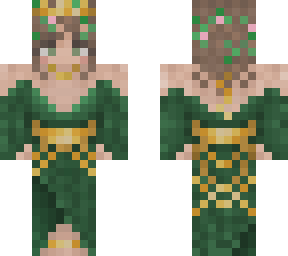 Azalia Avec les yeux | Minecraft Skin