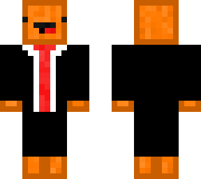 Business Pumpkin Skeppy | Minecraft Skin