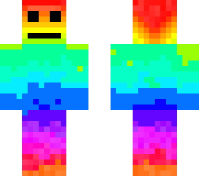 Rainbow blend. | Minecraft Skin