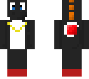 black yoshi | Minecraft Skin
