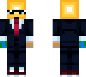 CIA agent sunny death | Minecraft Skin