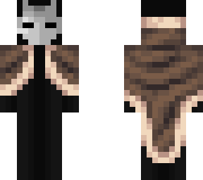 dark clown in cool coat (credit to moonyyyyy) | Minecraft Skin