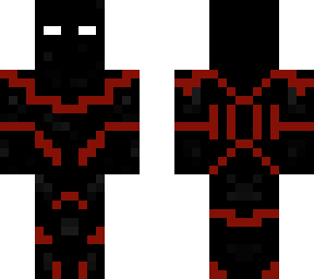 red and black | Minecraft Skins