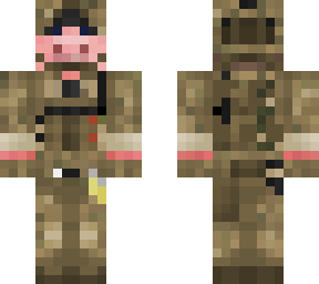 Military Pig | Minecraft Skin