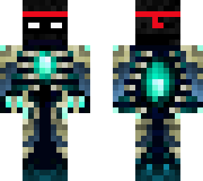 ninja warden herobrine | Minecraft Skin