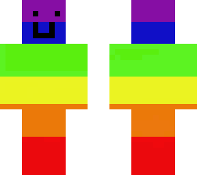 Rainbow skin | Minecraft Skin
