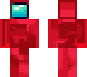 Red crewmate | Minecraft Skin