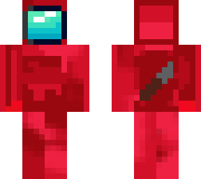 Red Imposter | Minecraft Skin