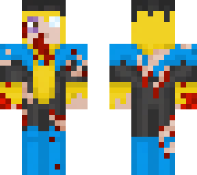 S1 Invincible (Damaged Classic Suit) | Minecraft Skin