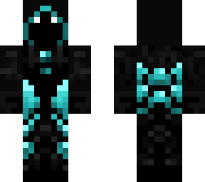 The Realm Cathedral Stained Glass BBH Blue Soul Fire Ver. | Minecraft Skin