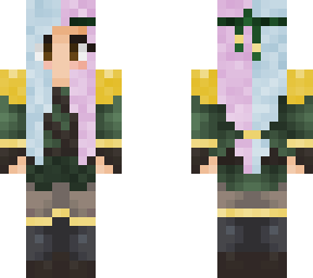 Two Tone hair hunter | Minecraft Skin