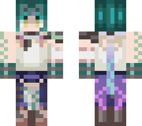 Xiao/ genshin impact | Minecraft Skin