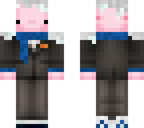 Christmas axolotl bronze | Minecraft Skin