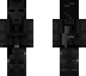 dark clown with dark mask | Minecraft Skin