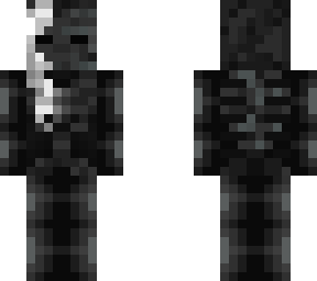 dark clown with more second layer | Minecraft Skin