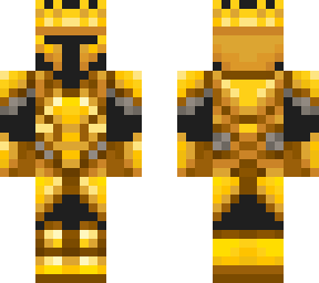 Golden Crowned Knight | Minecraft Skin