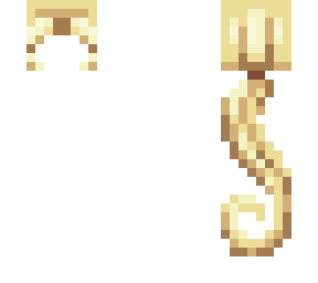 Spiral Vortex Ponytail HB Blonde | Minecraft Skin