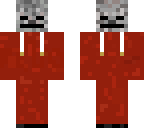 Red skeleton | Minecraft Skin