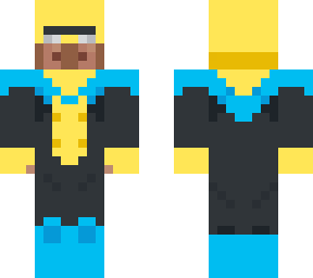Invincible Villager (Invinci-ger) (less 3d textures) | Minecraft Skin