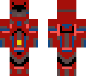 Red Power Ranger | Minecraft Skin