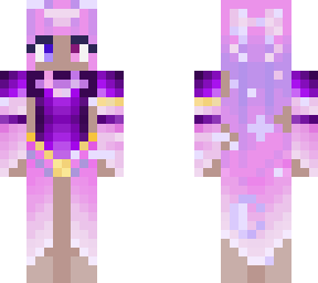 pink and purple gradient/ombre | Minecraft Skin